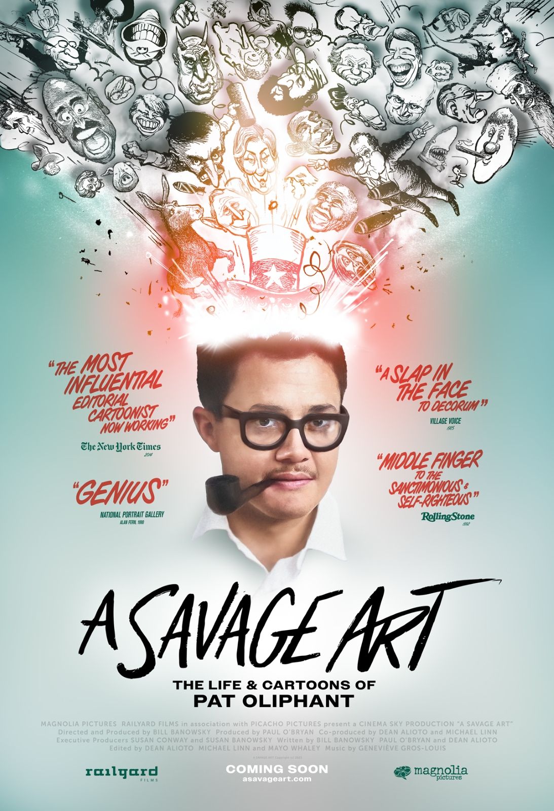 A Savage Art: The Life & Cartoons of Pat Oliphant Showtimes & Tickets ...