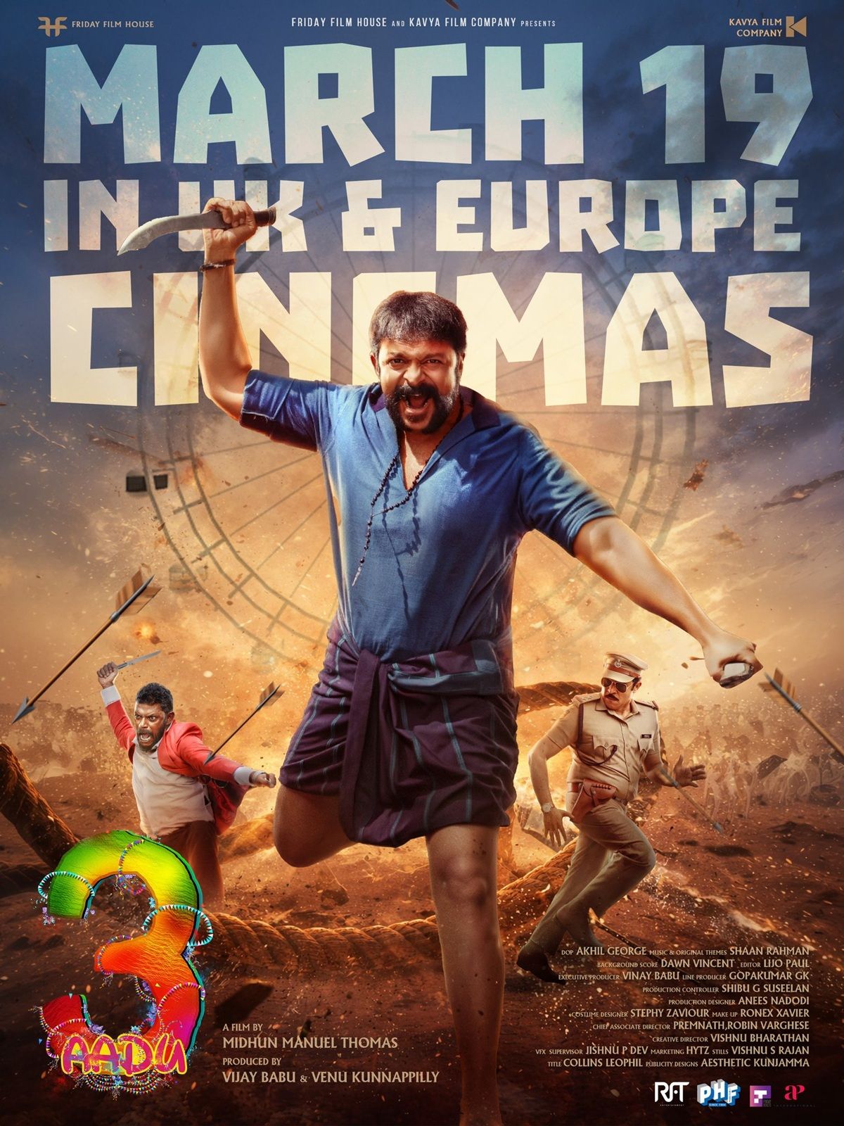 Aadu 3 Showtimes & Tickets — Showcase Cinemas - UK