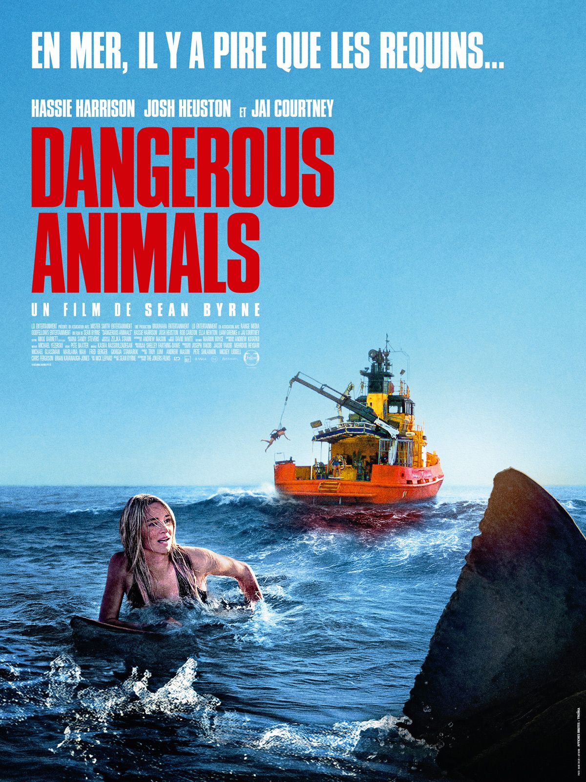Infos & horaires pour Dangerous Animals - CGR Cinémas
