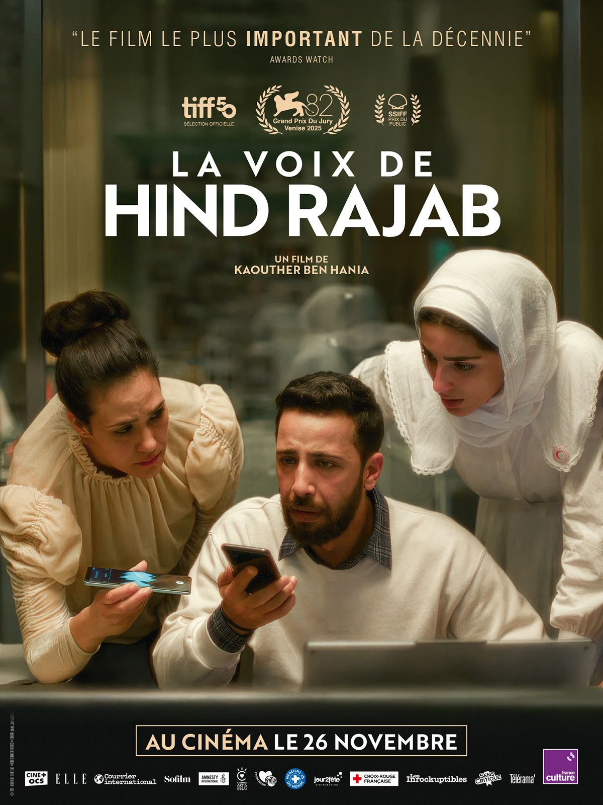 Infos & horaires pour La Voix de Hind Rajab — CGR