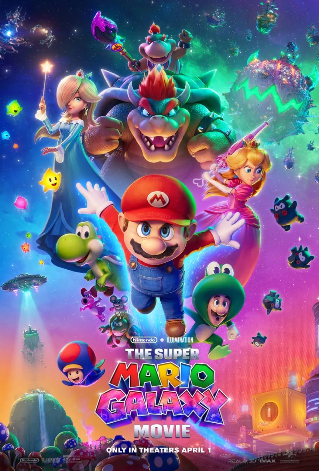 The Super Mario Galaxy Movie Showtimes & Tickets — Showcase Cinemas - US