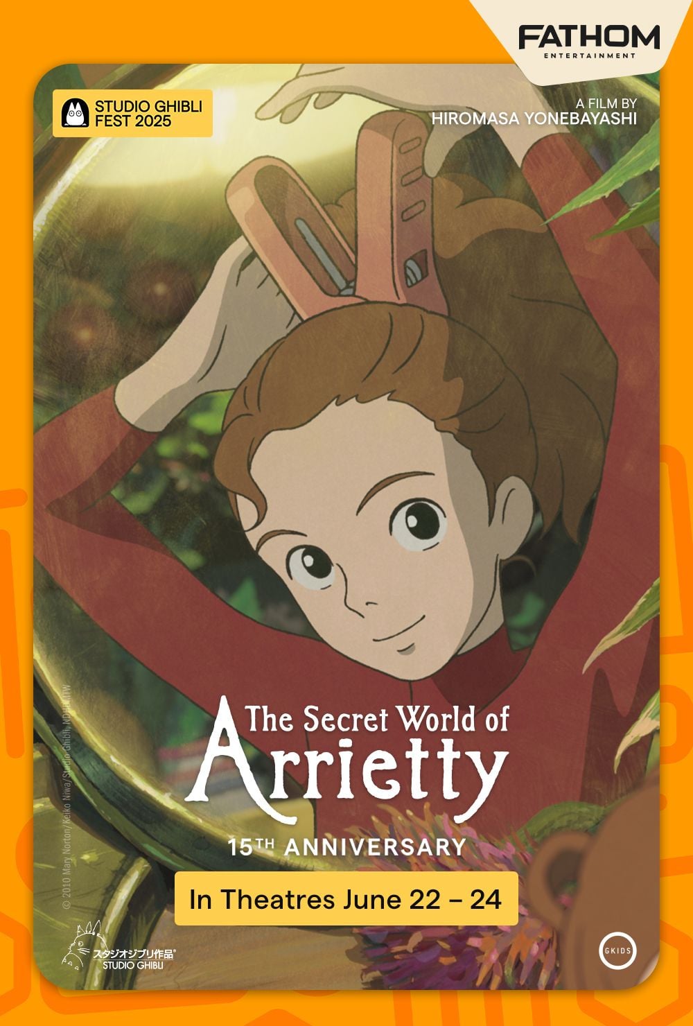 The Secret World of Arrietty 15th Anniversary – Studio Ghibli Fest 2025 ...