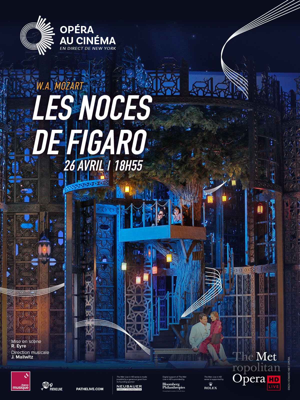 Infos & horaires pour The Metropolitan Opera : Les Noces de Figaro ...