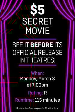 $5 Secret Movie
