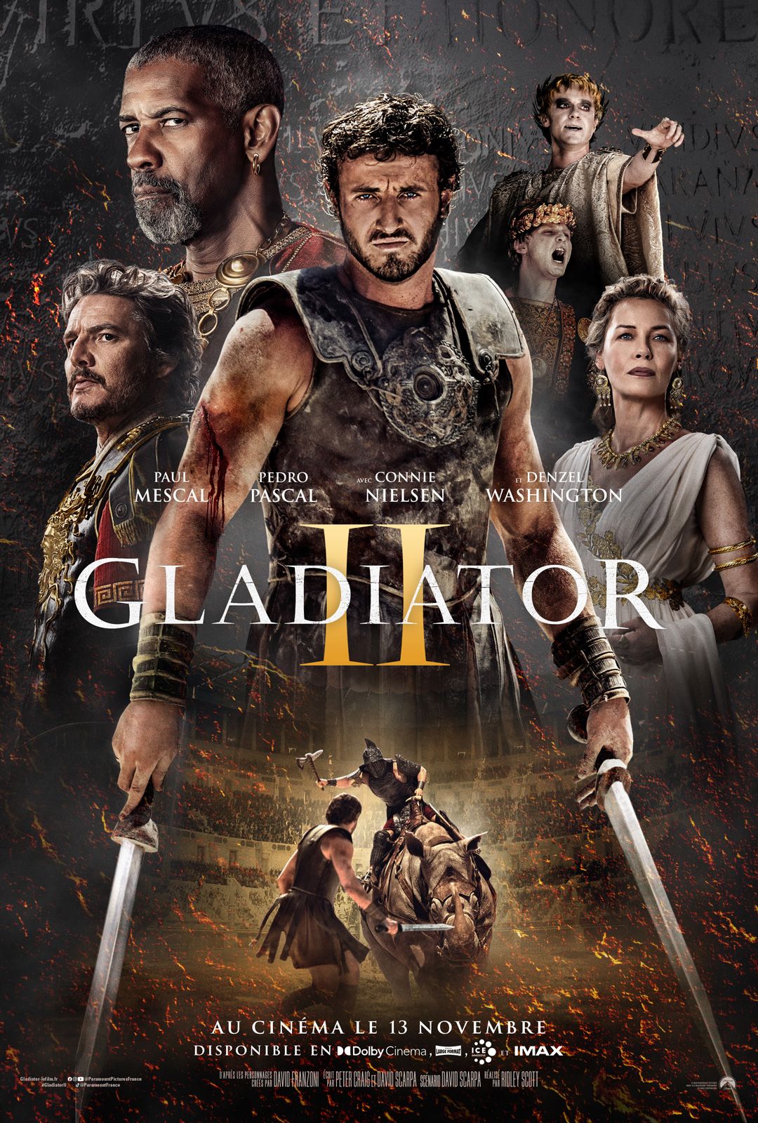 Infos & horaires pour Gladiator II — CGR